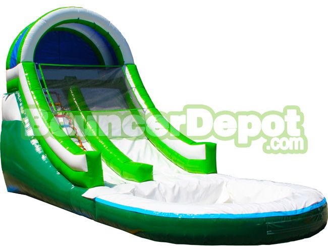 16 Feet Commercial Grade Inflatable Water Slide BouncerDepot