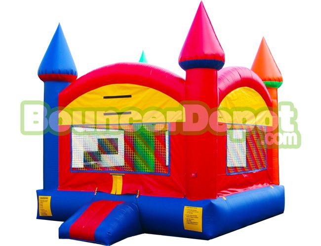 Arch Style Castle Bouncy House BouncerDepot