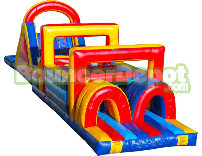 Inflatable Obstacle Course Pool, Inflatable Obstacle Course With Pool ...