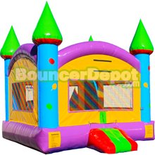 Moon Bounce, Rainbow Castle Moon Bounce BouncerDepot